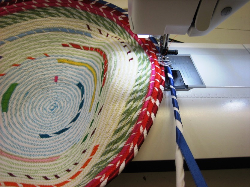 rope bowl Anleitung: Schalen & Körbe aus Stoff nähen | smillablog